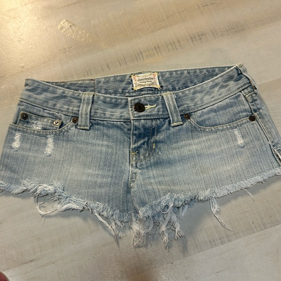 Shorts | Abercrombie Vintage Denim Frayed Hem Bootie Shorts Ripped ...